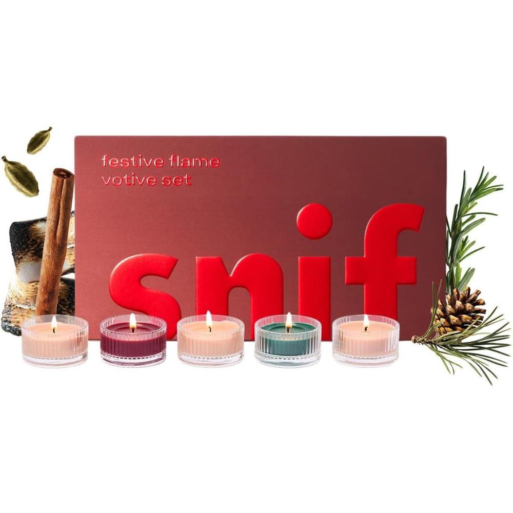 Lost Claus Scented Holiday Candle by Snif, Spicy, Gourmand, Woody Scent ...